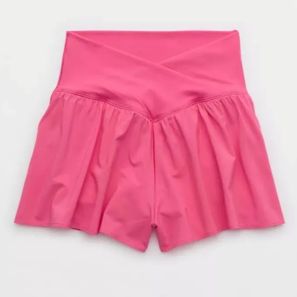 aerie | Shorts | Mlaerie Crossover Flowy Stretch Shorts | Poshmark